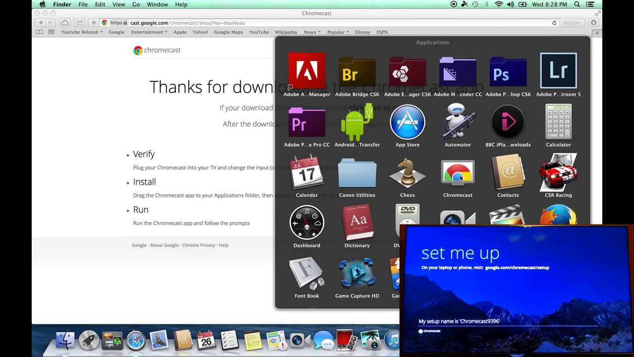 How to Setup Chromecast for the First time - Youtube Streaming Demo ...