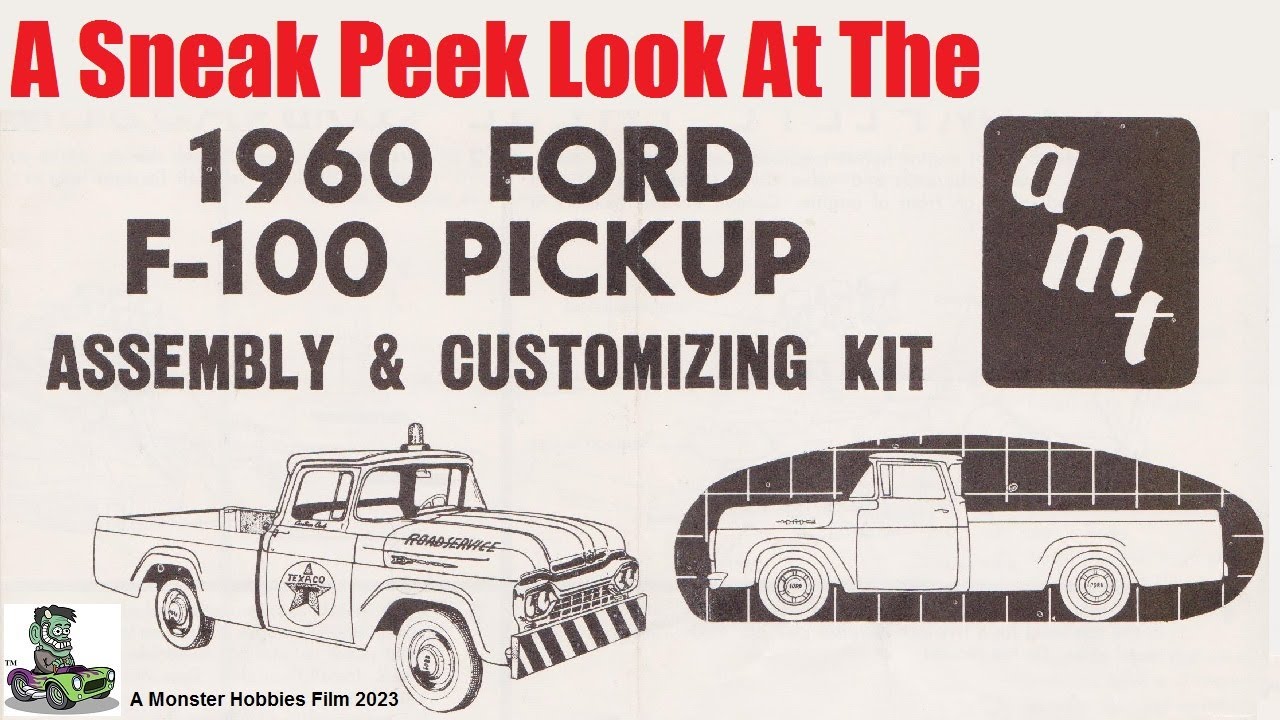 Model Car Garage - A Sneak Peek At The Upcoming AMT 1960 Ford F-100 ...