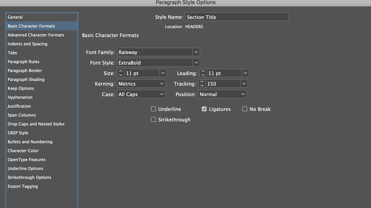 InDesign Paragraph Styles - YouTube
