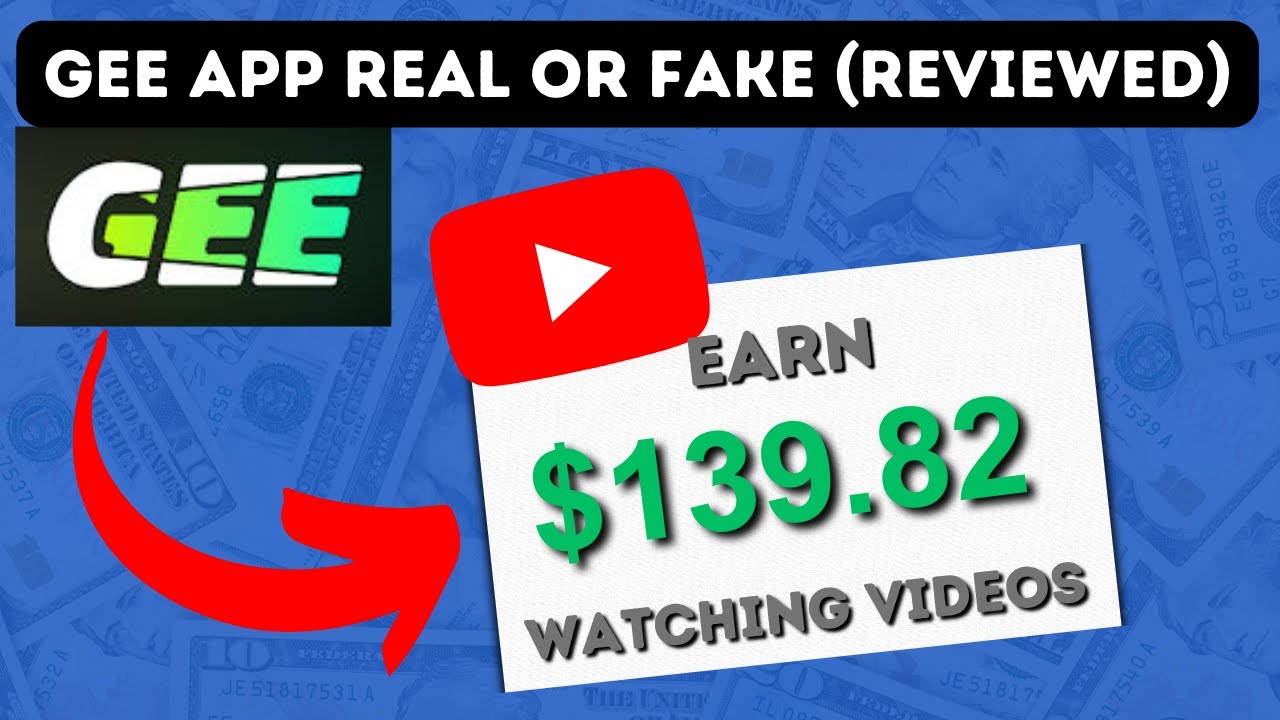 Earn Money for Watching YouTube videos | Gee app legit or fake ...