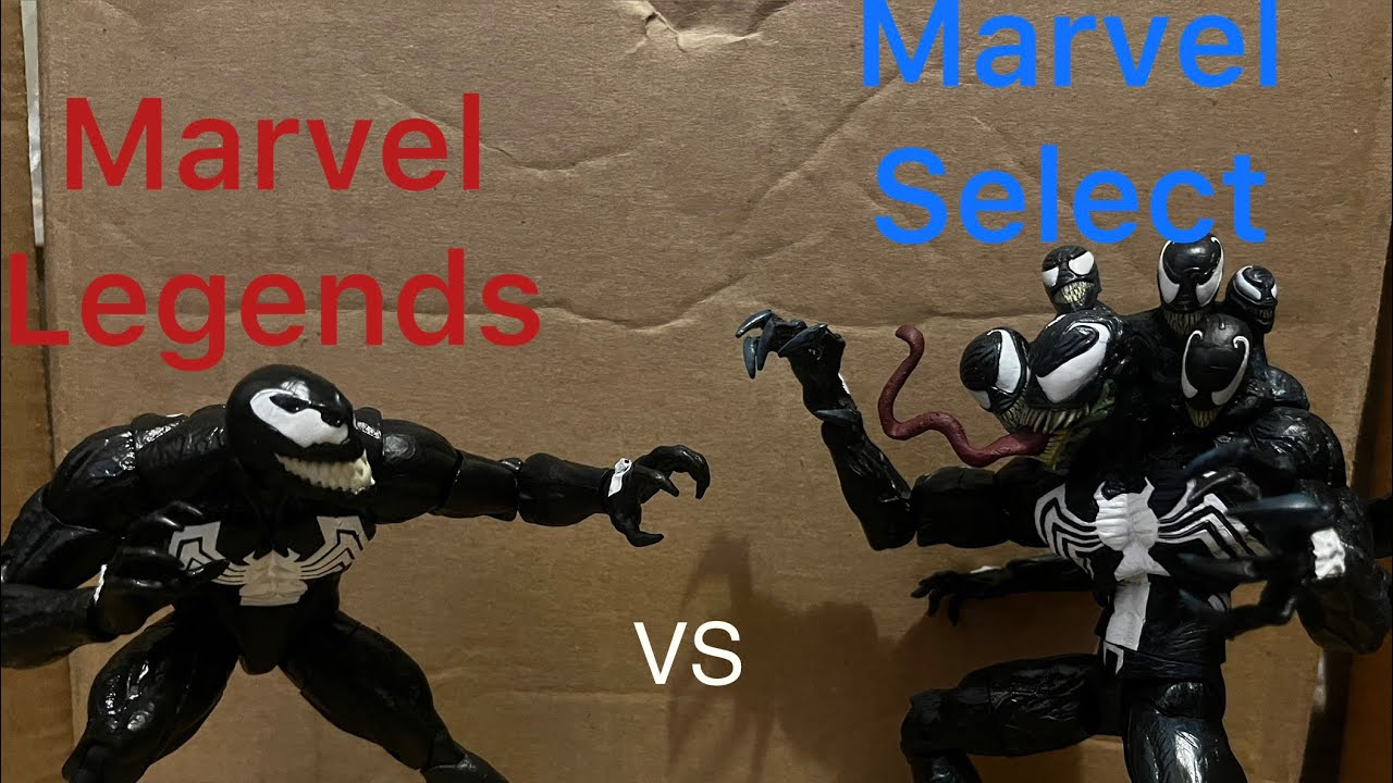 Who Made The Best Venom? Marvel Legends vs Marvel Select - YouTube