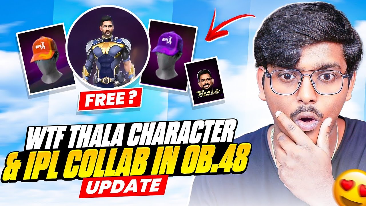 IPL & THALA COLLAB IN OB48 UPDATE😎🔥OB48 UPDATE FREE FIRE ll FREE FIRE ...