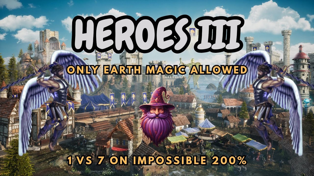 Heroes of Might and Magic 3 Friday Challenge | ONLY EARTH MAGIC ALLOWED ...