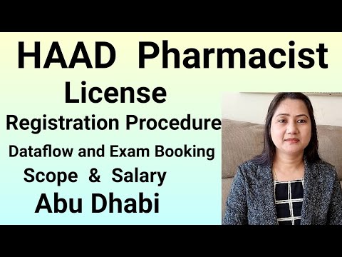 Haad Pharmacist Licensing Exam Registeration Procedure / Fees / Scope ...