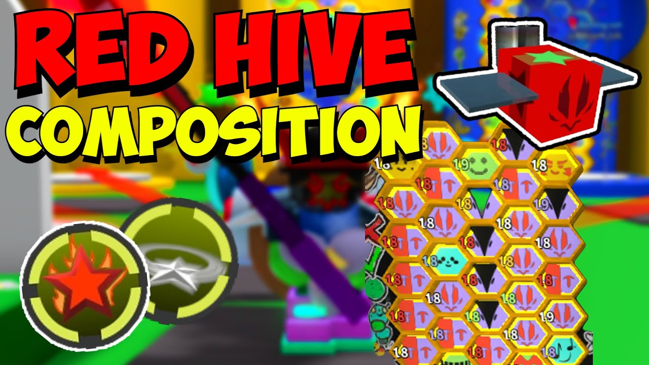 *BEST* RED HIVE COMPOSITION FOR *2024*! Roblox Bee Swarm Simulator ...