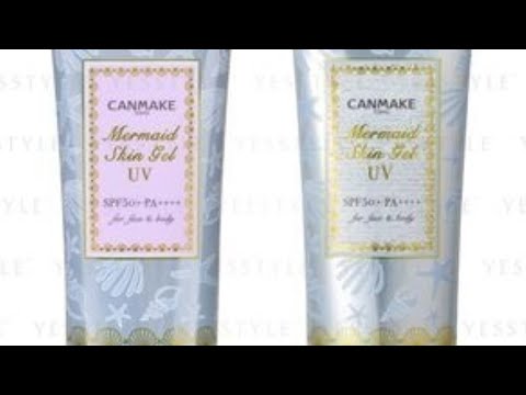 Canmake Mermaid Skin UV Gel Clear Sunscreen SPF 50 PA++++ Review and ...
