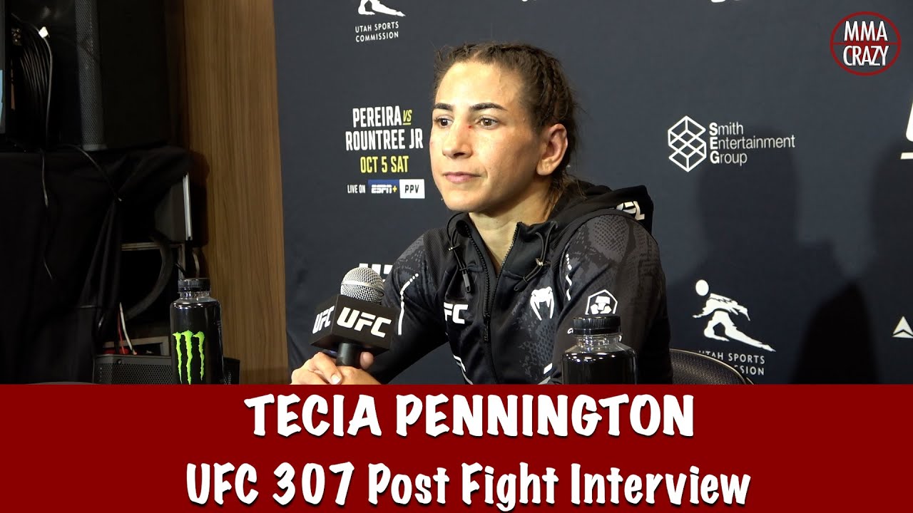 Tecia Pennington Reveals what she told Carla Esparza in cage, tells ...