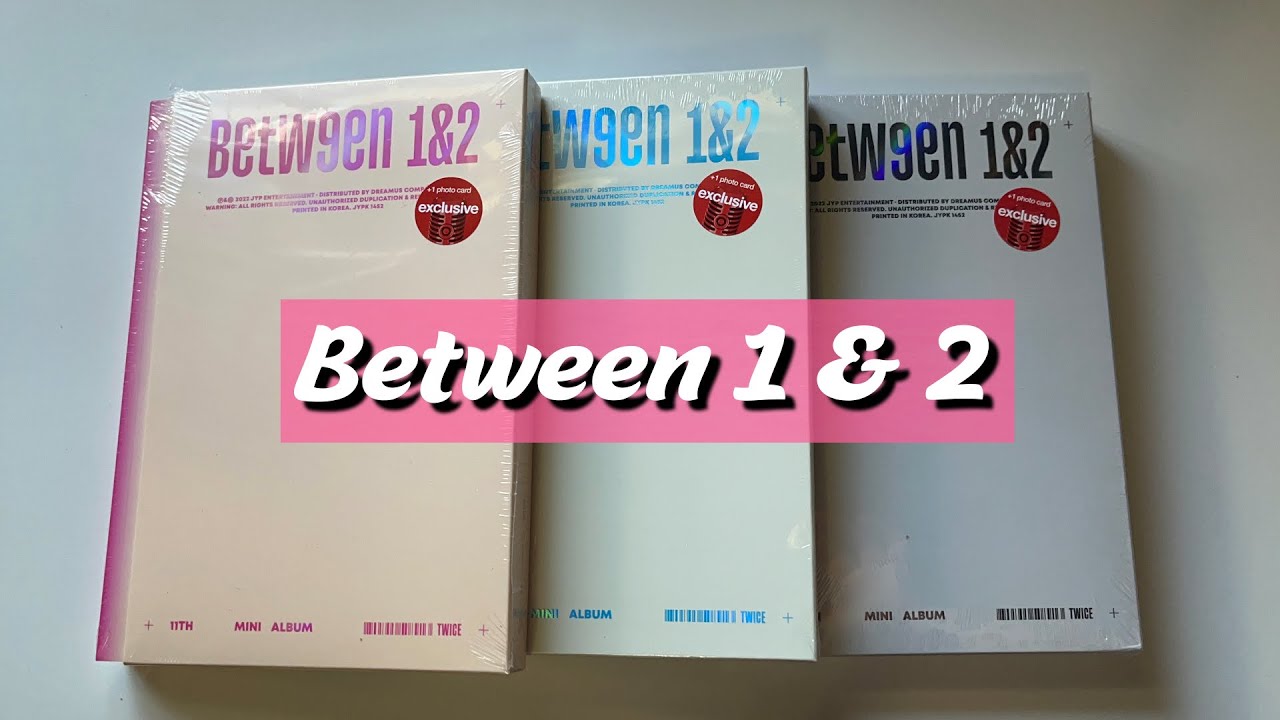 A Quick Unboxing of Twice's Between 1&2 Target Exclusive Versions - YouTube