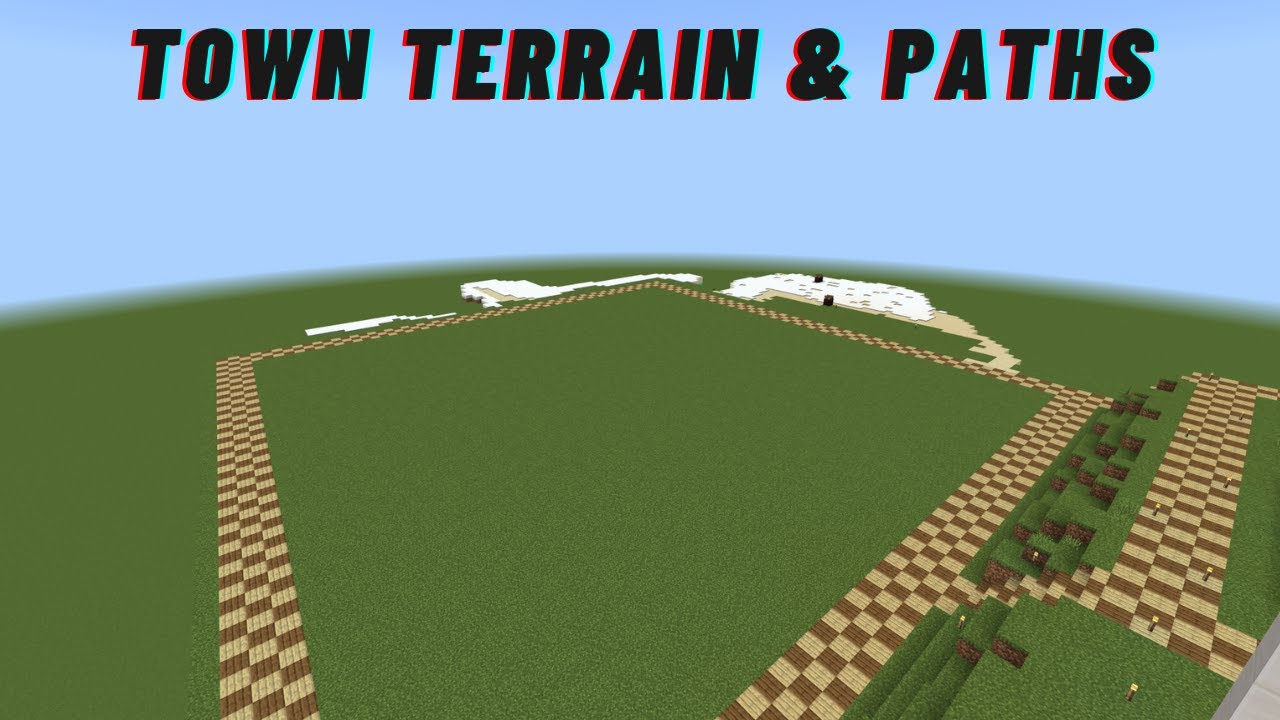 How To Build Stampy's Lovely World {168} Town Terrain & Paths (Part 14 ...