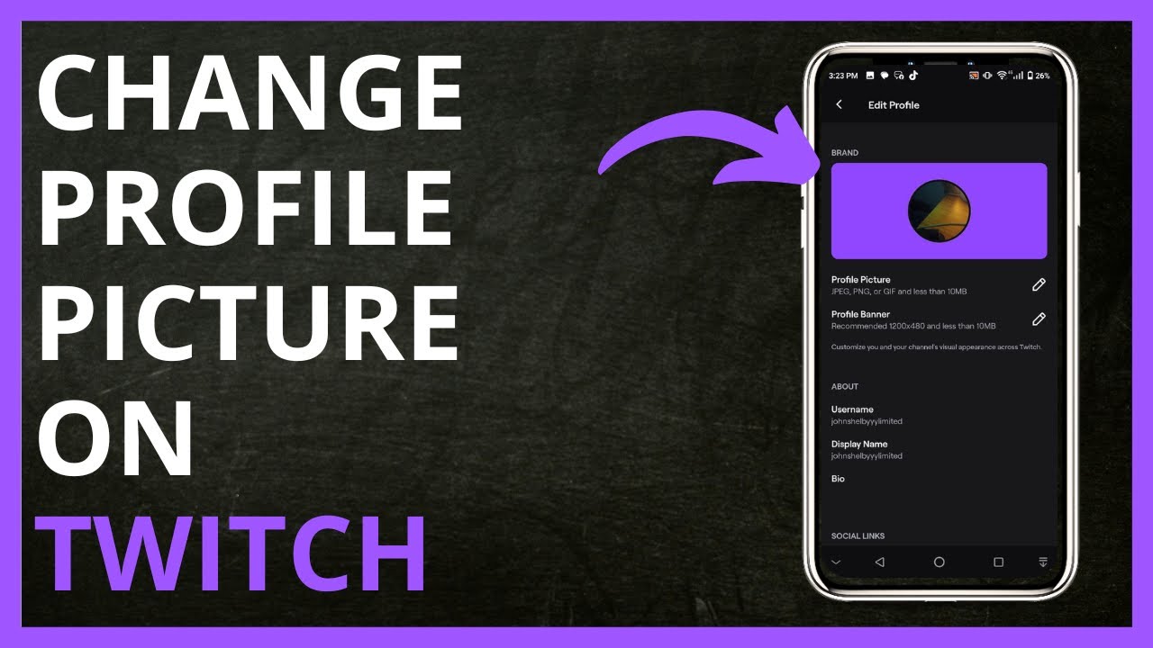 How to Change Profile Picture on Twitch in 2024 - YouTube