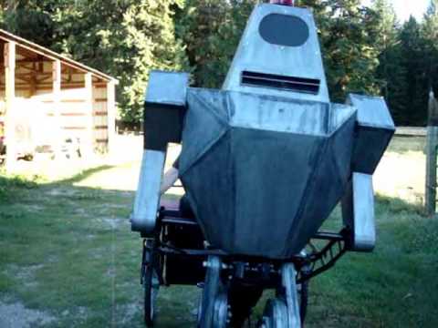 Target Earth Robot Rickshaw outside test run Part 3 - YouTube