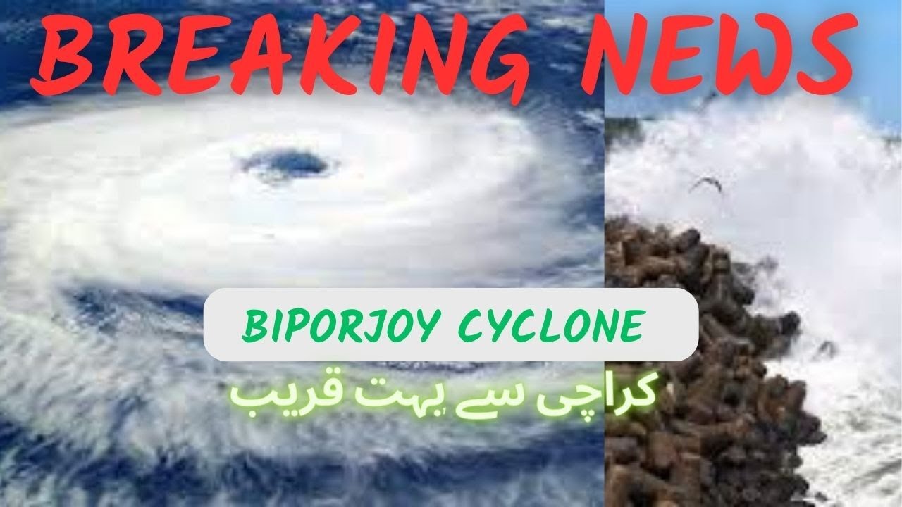 Cyclone News Today in Karachi | Biporjoy Cyclone DHA Phase 8 | Karachi ...