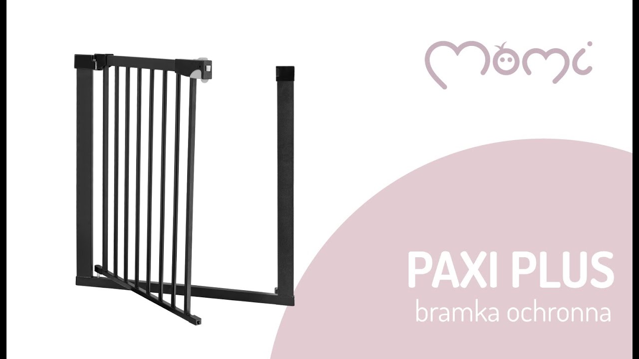 MoMi PAXI PLUS bramka ochronna - YouTube
