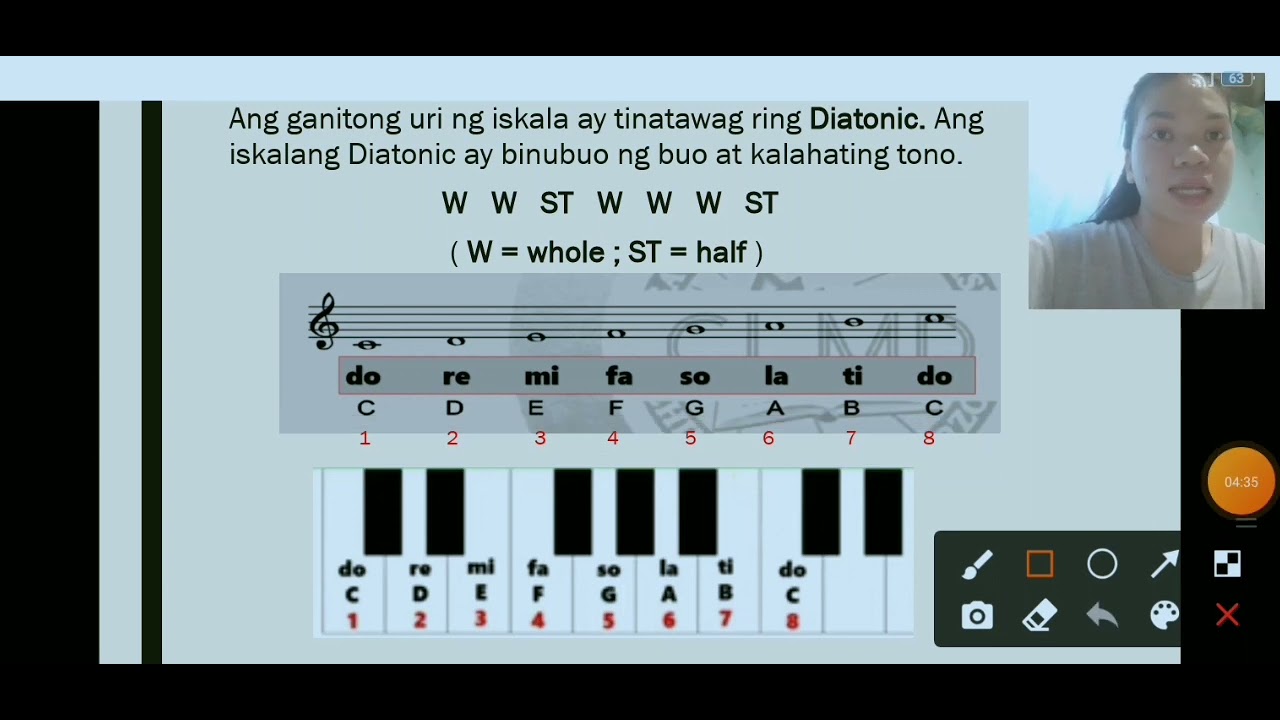 Mga Nota sa C Major Scale - YouTube