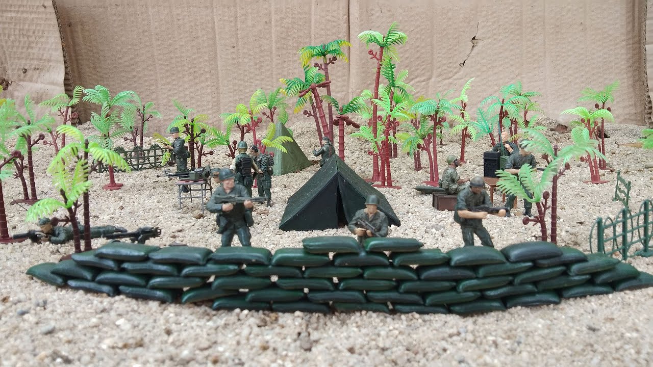 Toy soldiers Army men base Action figure Model 1/35 - YouTube