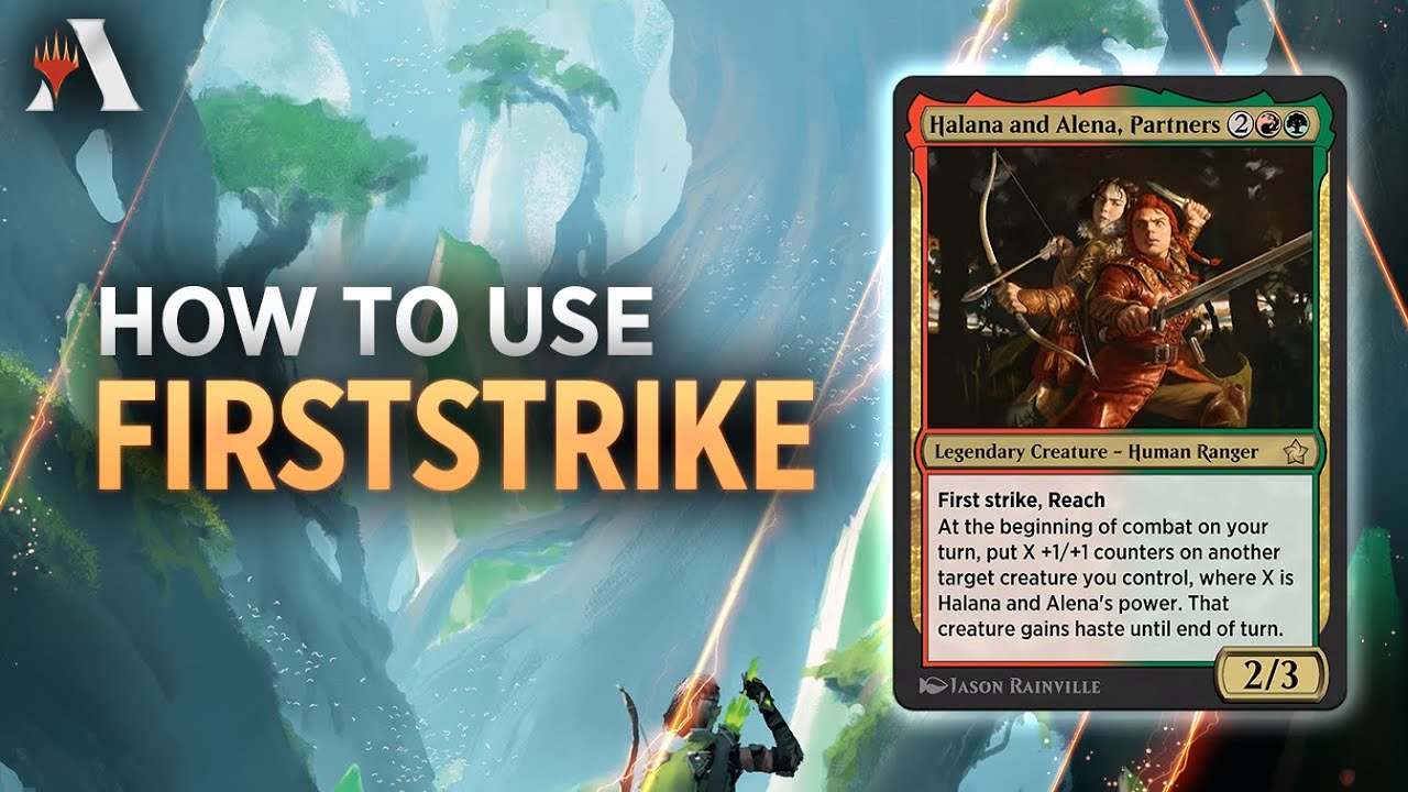 First strike | Basic Mechanics | MTG Arena - YouTube
