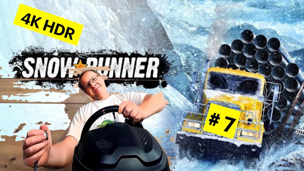 Snowrunner CZ.7 HORROR Z NACZEPĄ BUDOWLANĄ - YouTube
