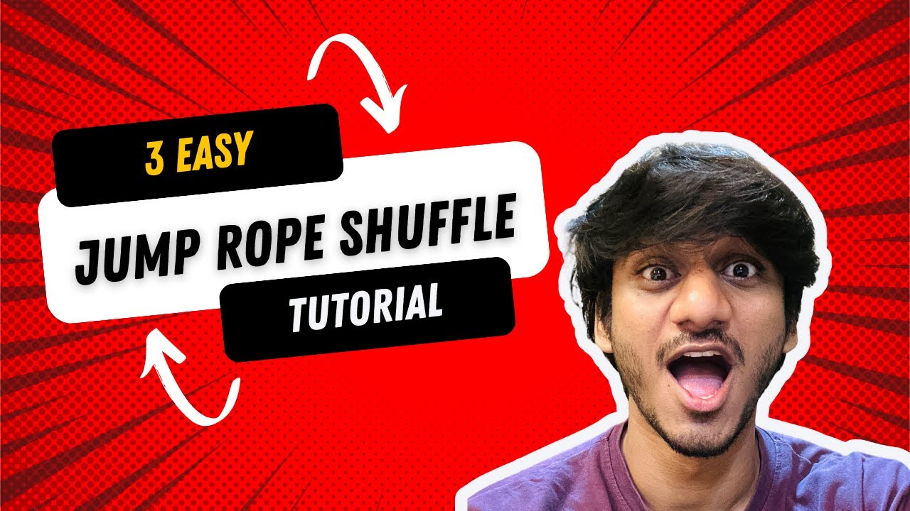 3 Easy Jump rope shuffle tutorial | Hindi |shuffle dance tutorial - YouTube