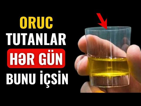 ORUC TUTANLAR hər gün İftarda bundan 1 çay qaşığı İçsə...
