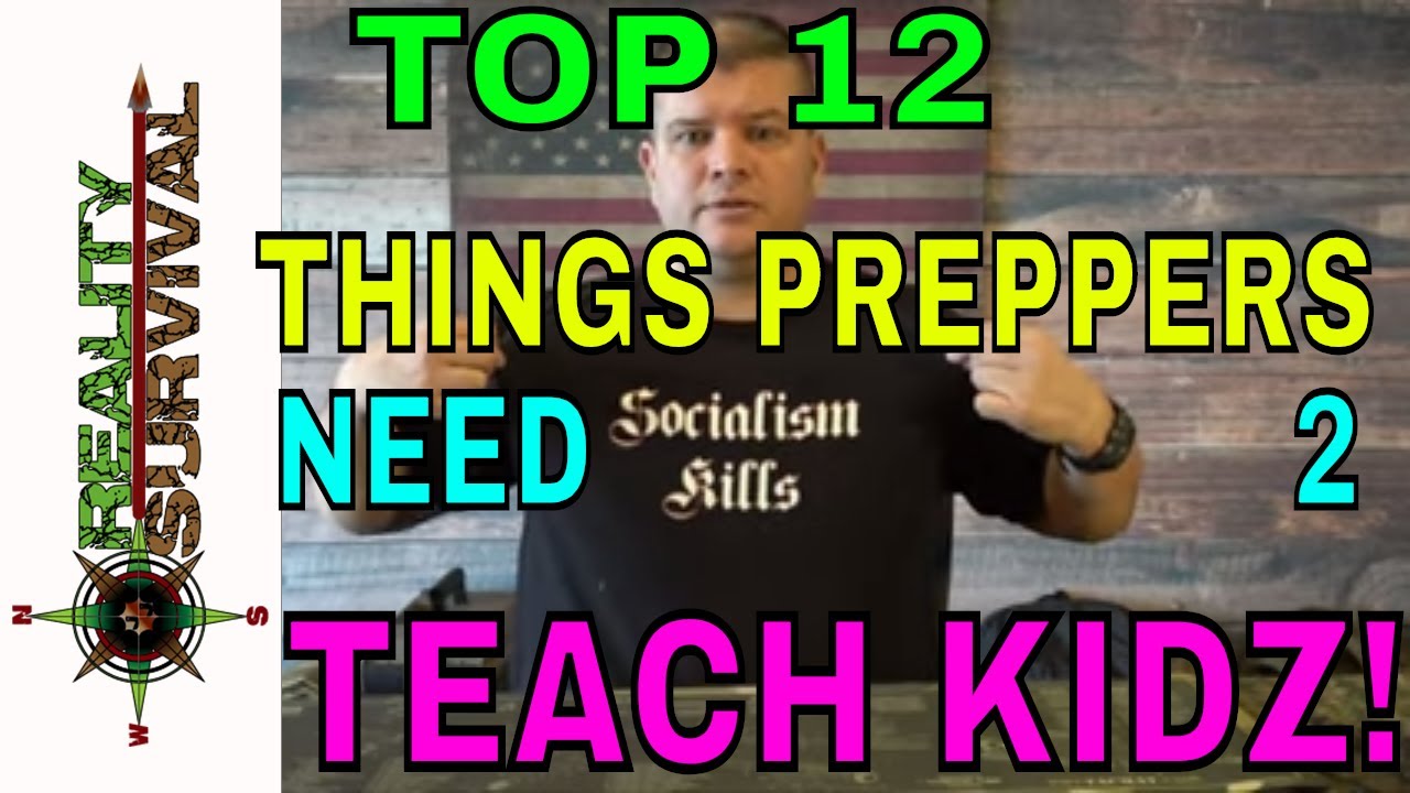 Top 12 Things Preppers Should Teach Their Children - YouTube
