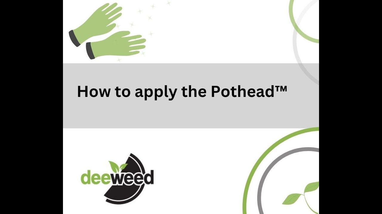 How to apply the pothead - a working commercial nursery example - YouTube