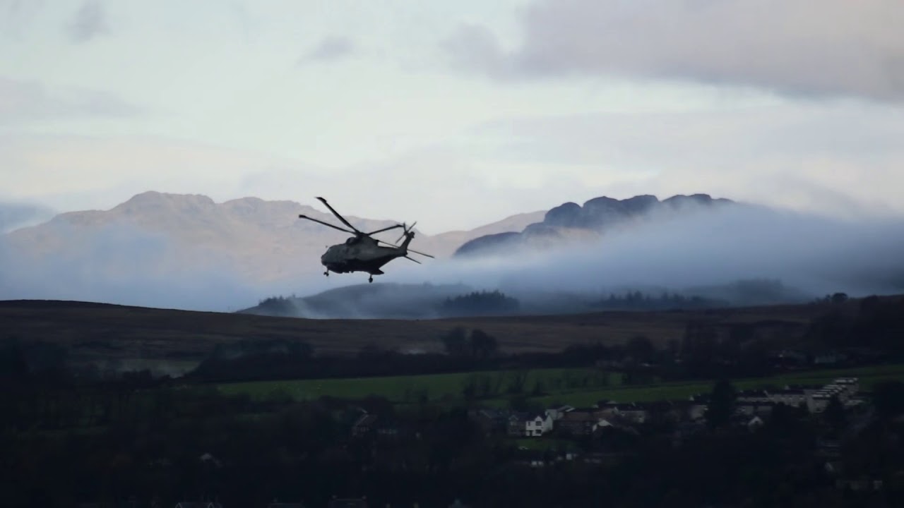 Timelapse, Fog and Military Helicopters... - YouTube