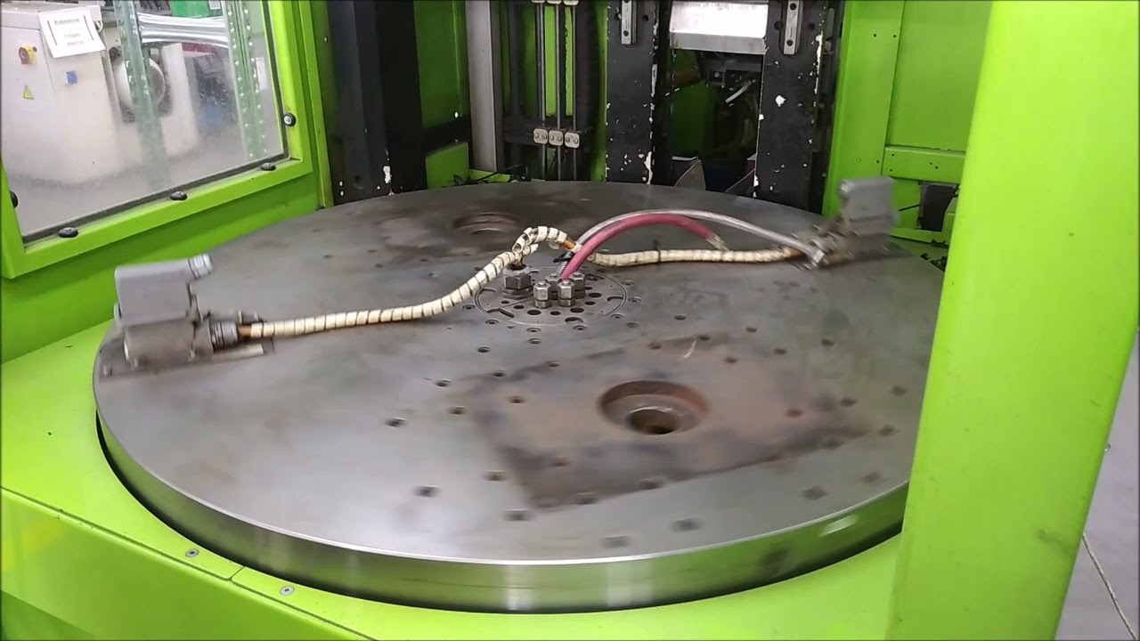 Injection Press Engel Insert 330 H 90, Company Amaron s.r.o. - YouTube