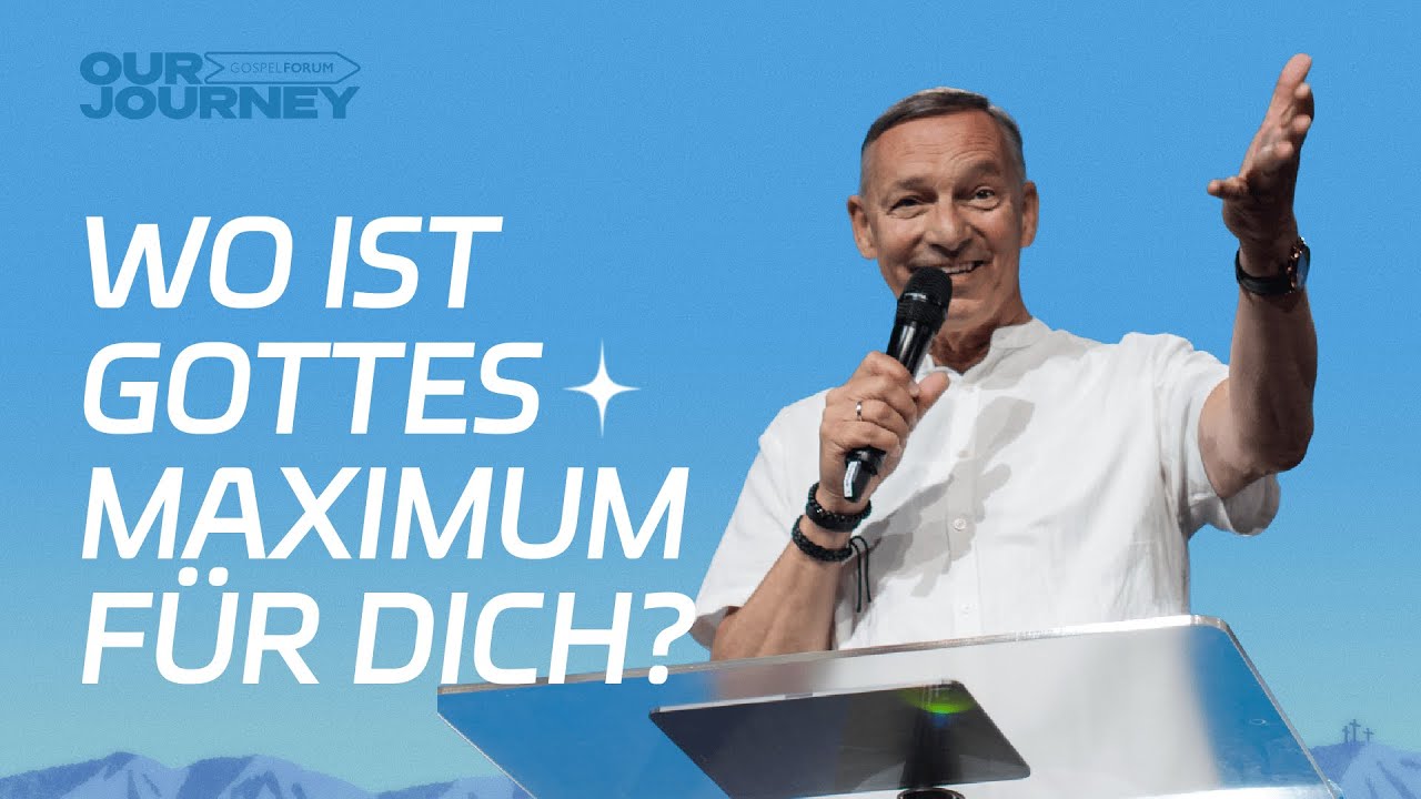 Wo ist Gottes Maximum für dich? | Peter Wenz | Gospel Forum - YouTube