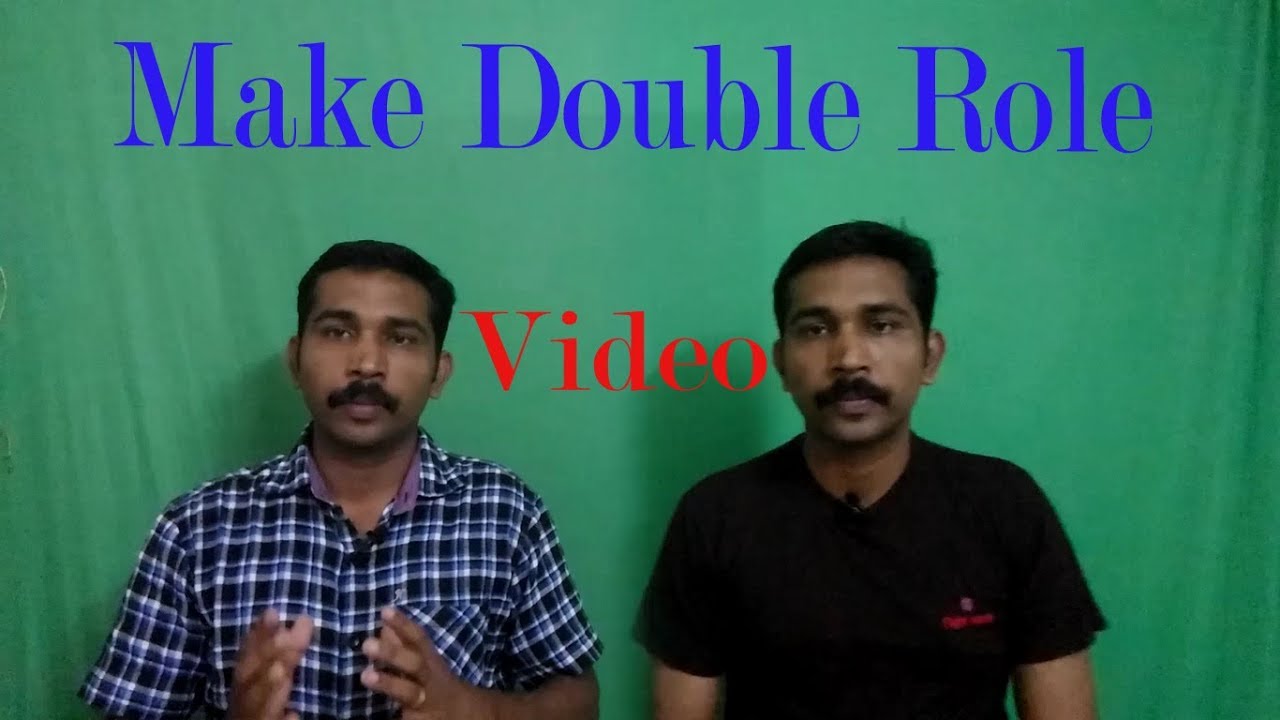 How to make double role video|Vegas pro | Double role video making ...