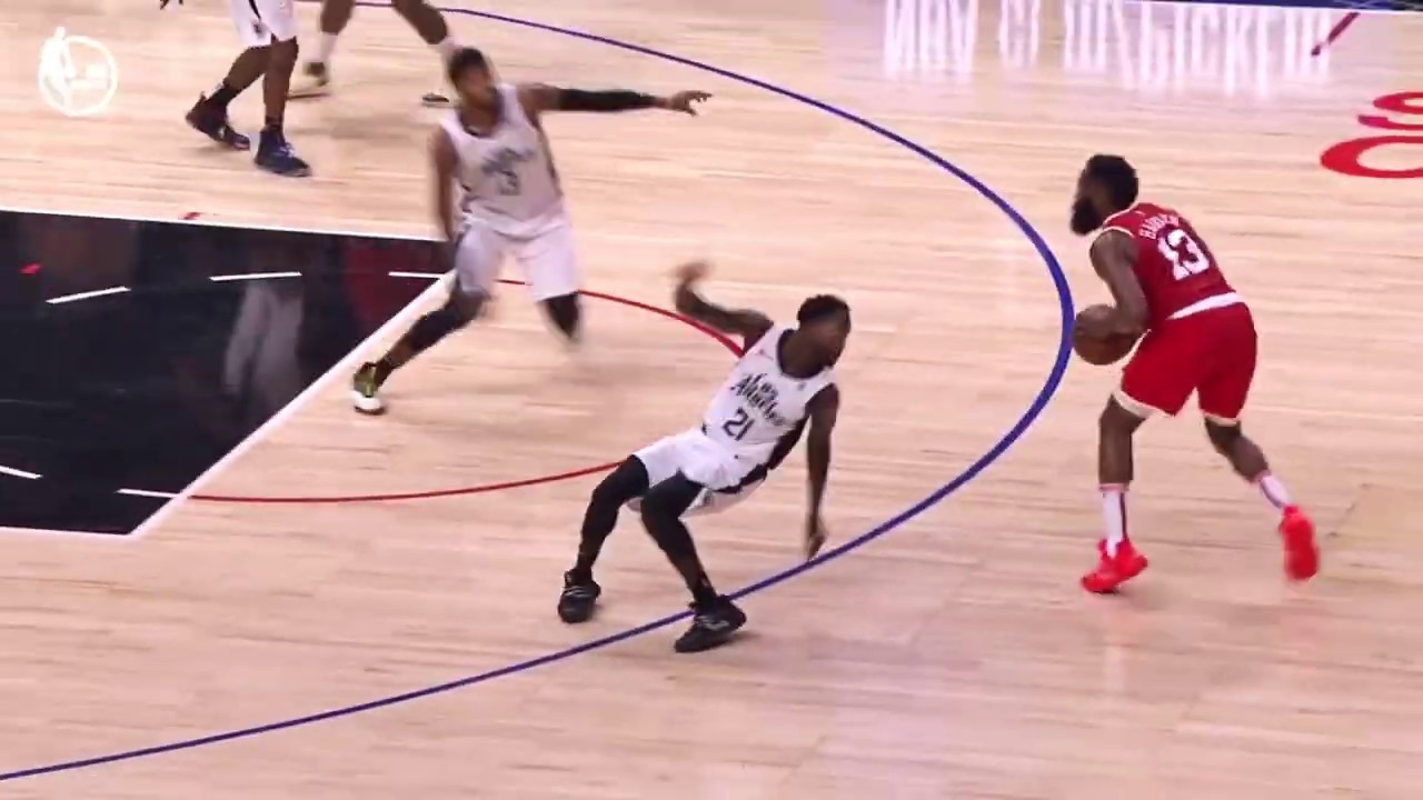 James Harden INSANE Ankle Breaker on Patrick Beverley! - YouTube