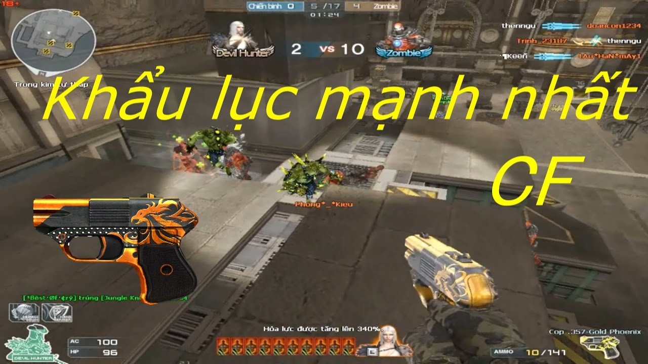 [ Bình Luận CF ] COP .357-Gold Phoenix - Tiền Zombie v4 - YouTube