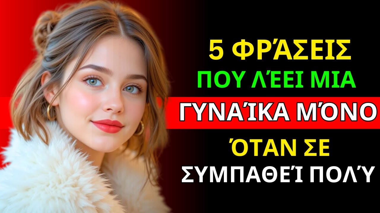 5 ΦΡΑΣΕΙΣ ΠΟΥ ΛΕΕΙ ΜΙΑ ΓΥΝΑΙΚΑ ΟΤΑΝ ΤΗΣ ΑΡΕΣΕΙΣ! | ΣΤΟΪΚΙΣΜΟΣ - YouTube