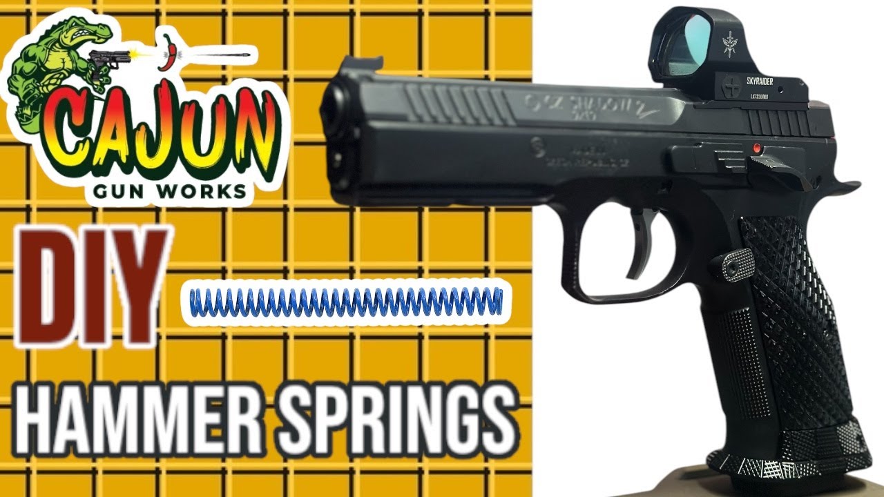 CZ Shadow 2 DIY: Hammer Spring Replacement (Cajun Gun Works) - YouTube