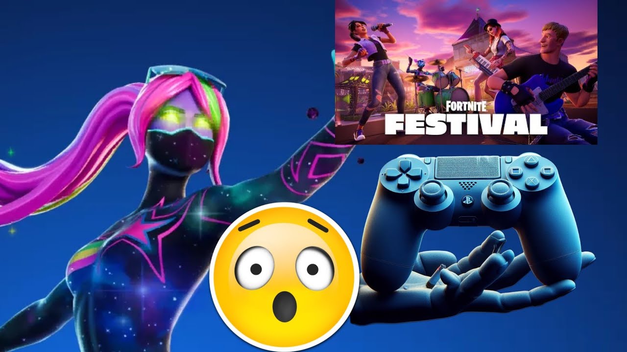 Mejor configuración para Fortnite Festival con control de PS4!! - YouTube
