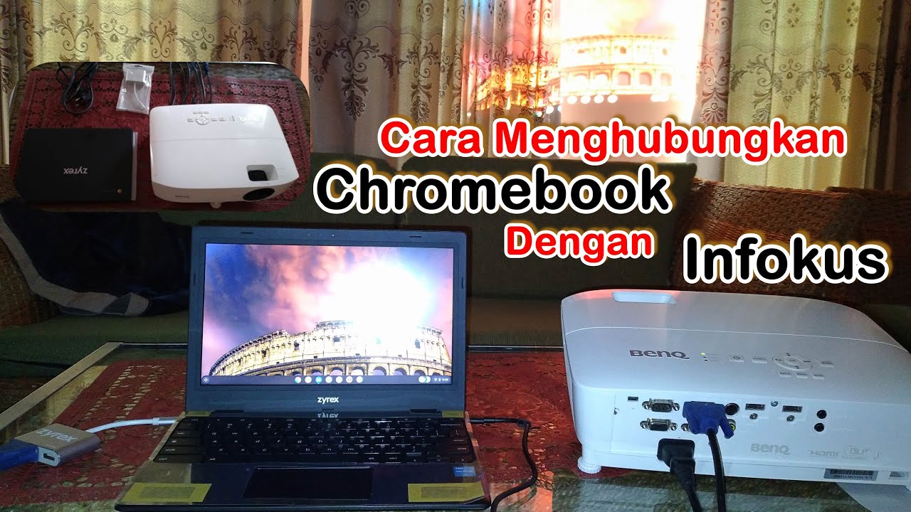 Cara Menghubungkan Chromebook Ke Infocus - YouTube