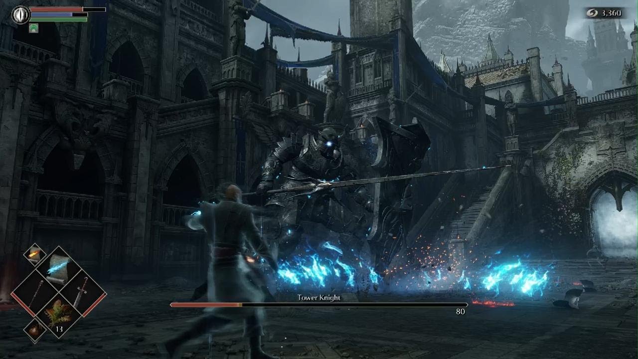 Demon's Souls PS5 | Tower Knight Boss Fight - YouTube