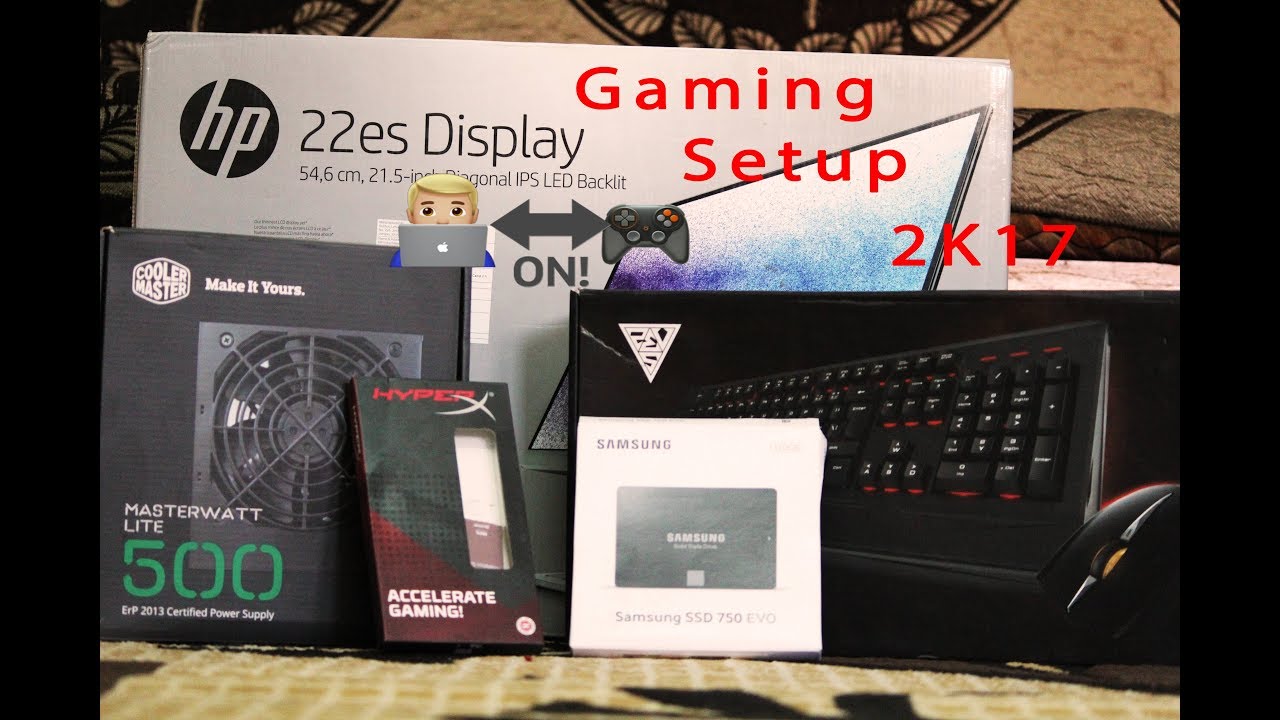 Gaming setup 2017 (India) - YouTube
