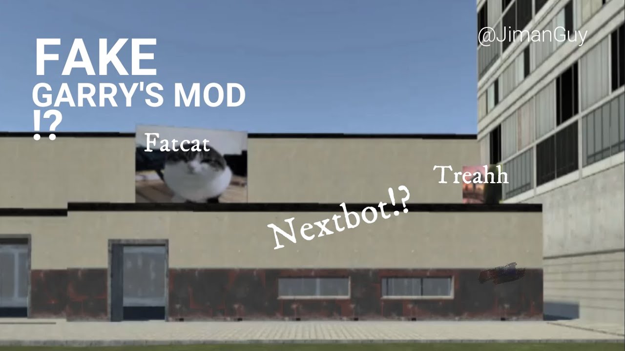 Playing fake garry's mod in itch.io? - Nextbot Runner 2 Demo - YouTube