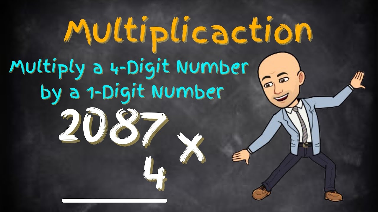 LEARN HOW TO MULTIPLY A 4 DIGIT NUMBER Multiply 4 Digits By 1 LEARN HOW TO MULTIPLY A 4 DIGIT NUMBER Multiply 4 Digits By 1