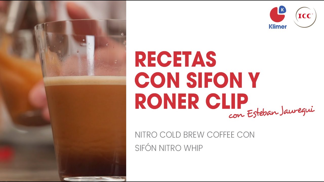 Recetas con sifón de cocina, Nitro Whip. Nitro cold brew coffee - YouTube
