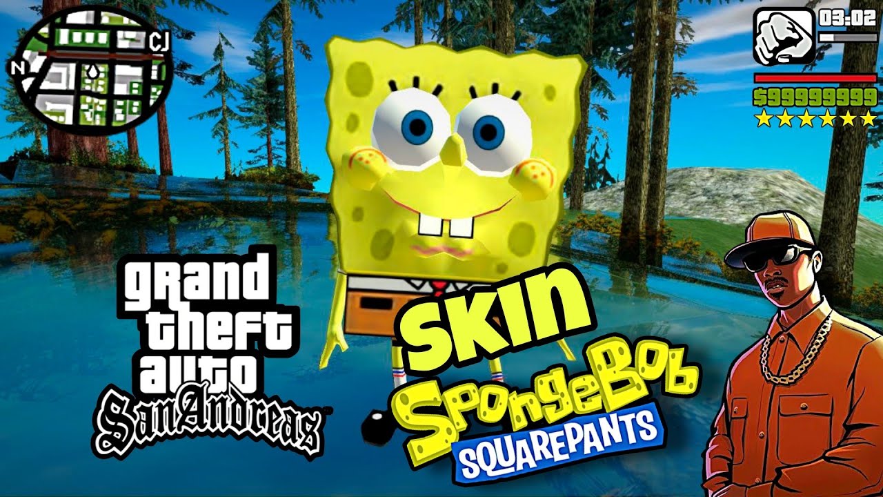 [SHARE] Skin Spongebob GTA SA Android ☺️☺️ - YouTube