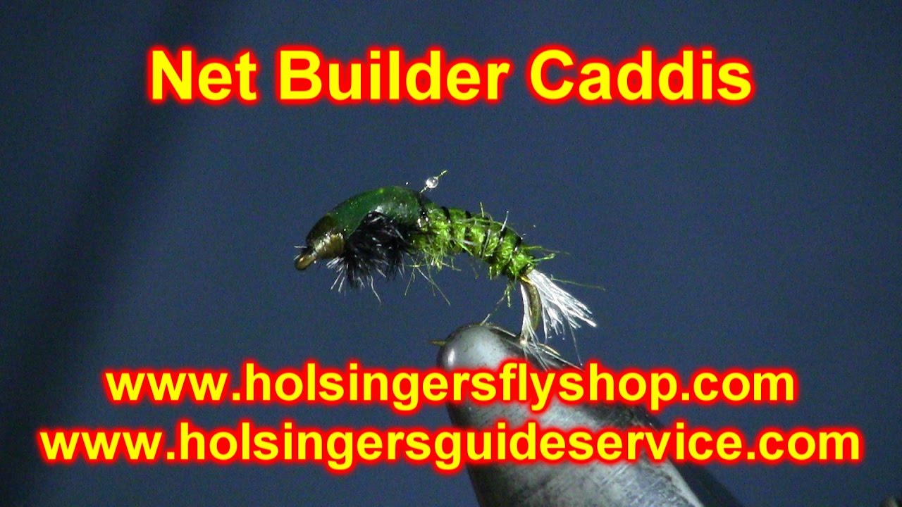 Net Builder Caddis, Holsinger's Fly Shop - YouTube
