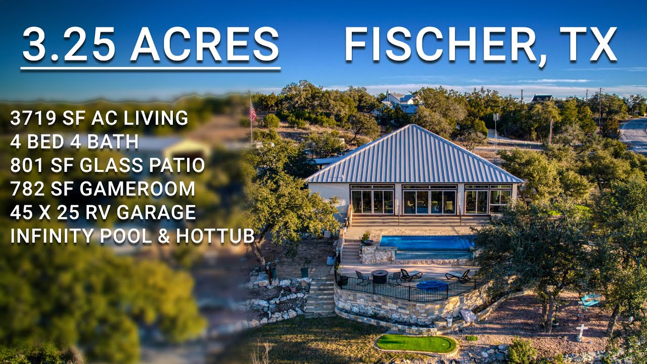 Stunning Hill Country Mansion w/ Infinity Pool - 624 Crossman - YouTube