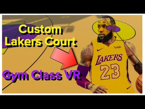 🏀How To Get Customized Lakers Court - Gym Class - Basketball VR - YouTube