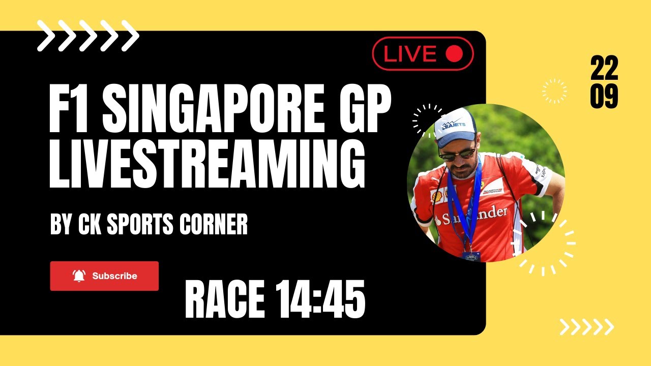 F1 LIVE - SINGAPORE GP RACE - Commentary | Live Timing | Chat - YouTube