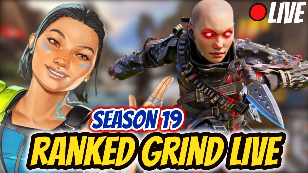 🔴RANKED GRIND LIVE!😏🔥 / Bald Platin! / Apex Legends Season 19 ...