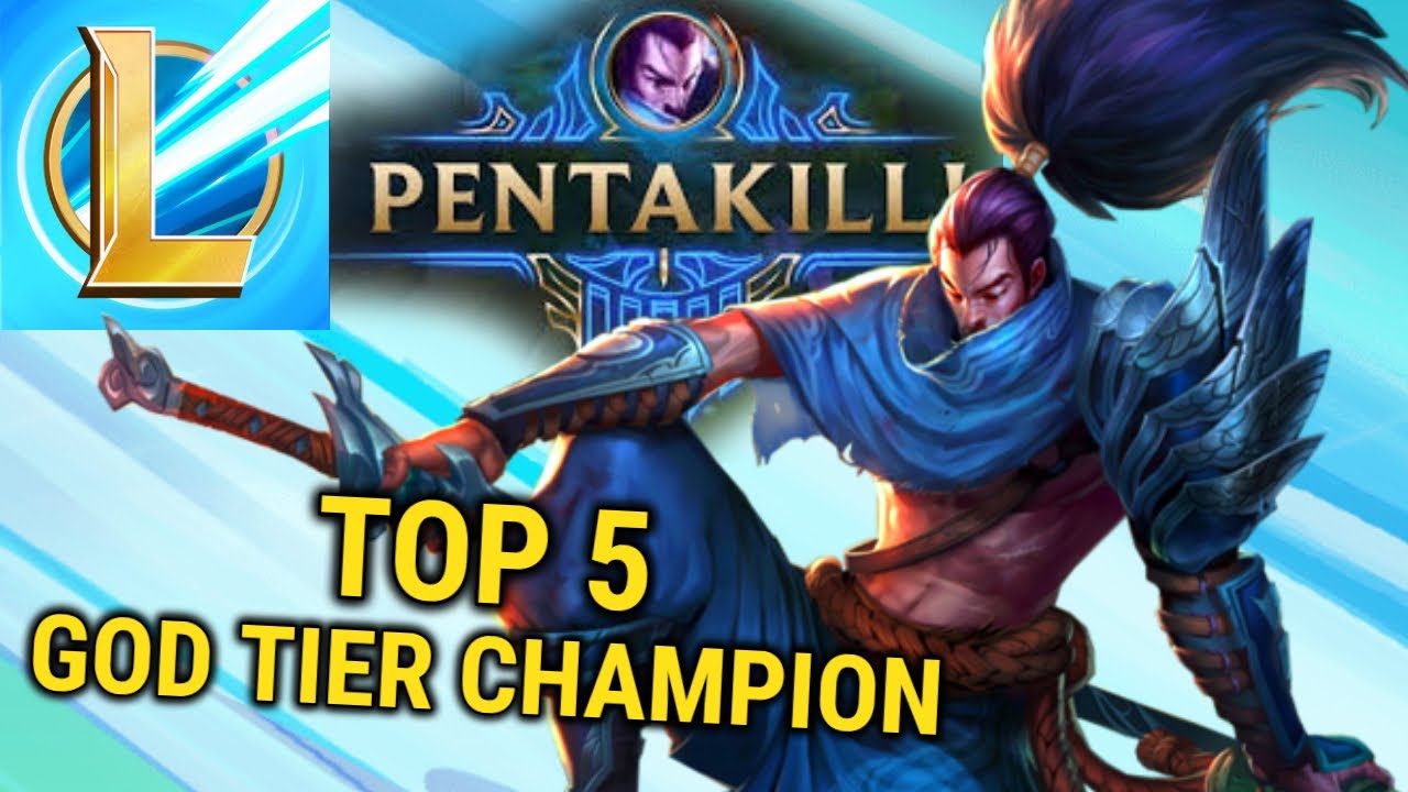 TOP 5 GOD TIER Champion LoL Mobile (Referensi Versi PC) - League of ...