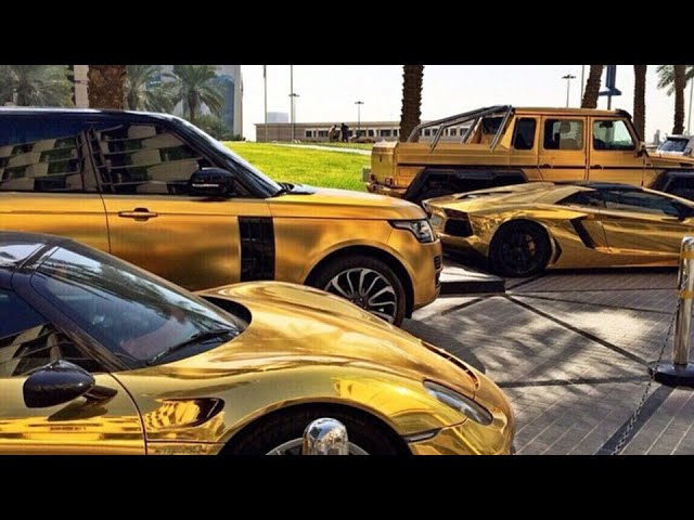 Prince Of Dubai Gold Car