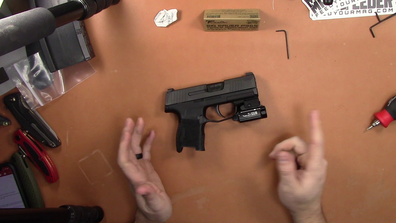 SIG SAUER P365 1913 Rail Adapter - YouTube