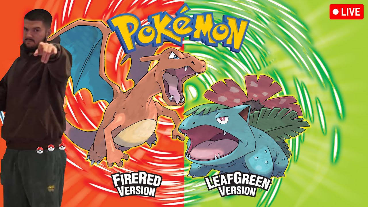 LIVE! Leaf Green & Fire Red Walkthrough Day 2 - Pokemonday - YouTube